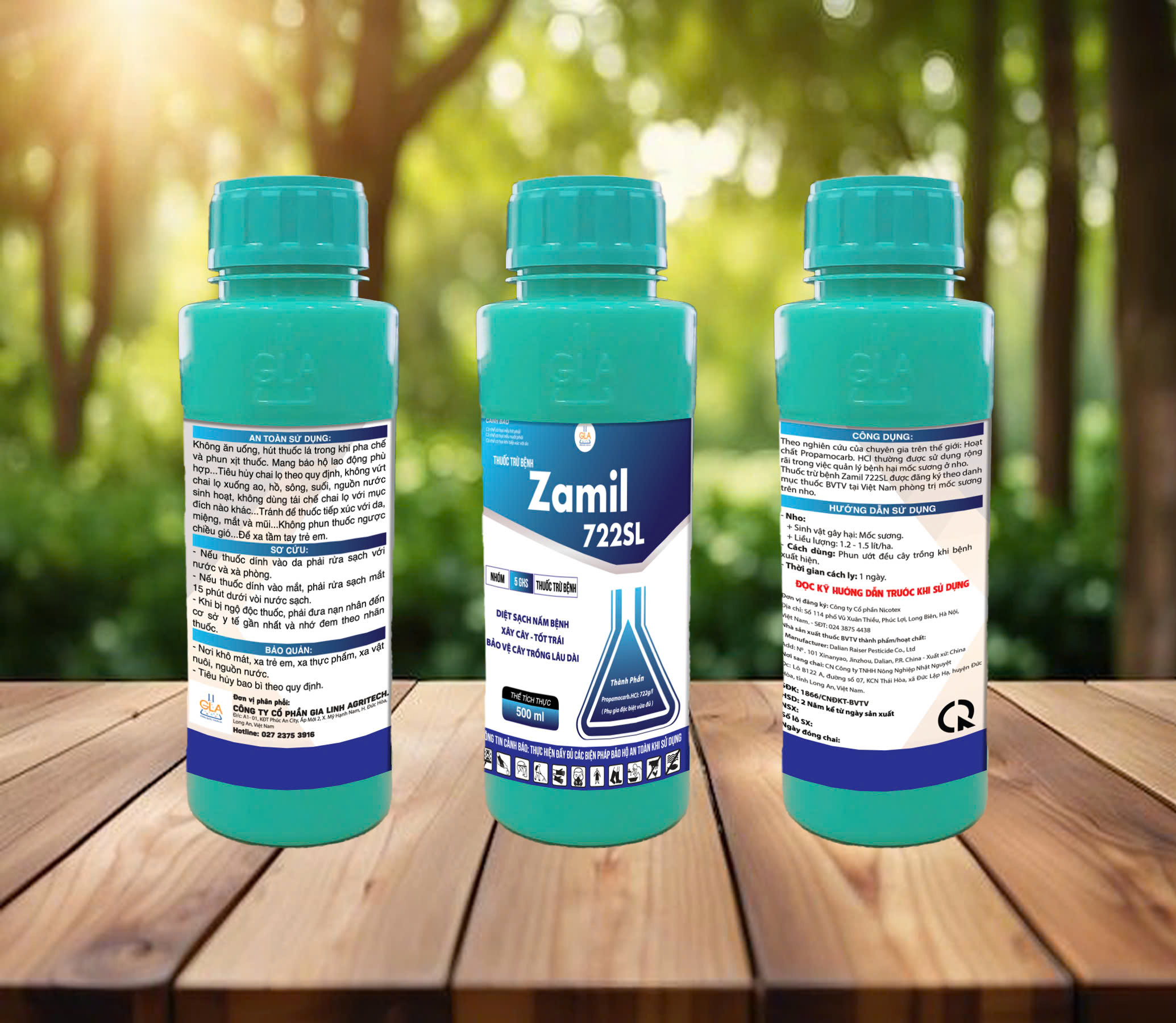 Thuốc trừ bệnh Zamil 722SL